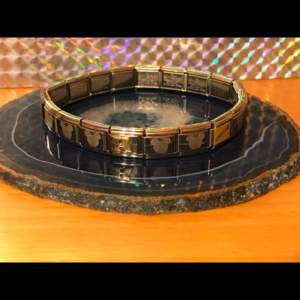 Spoiled, Tinkerbell, Daddy’s Girl Disney Bracelet - Gem